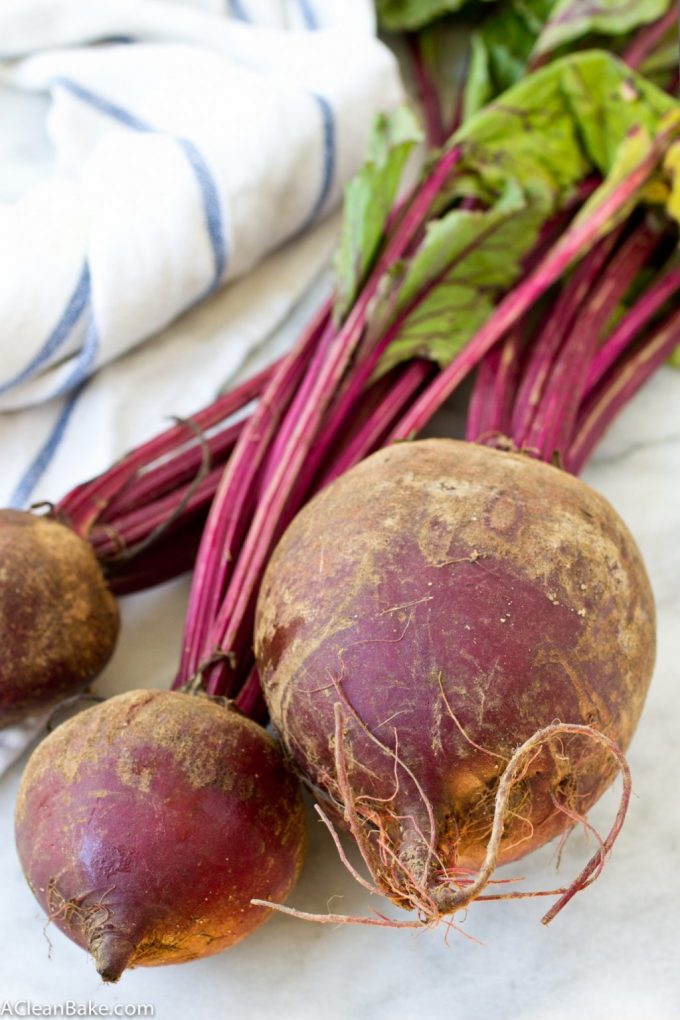 One Pan Baked Brie and Beet Greens Frittata