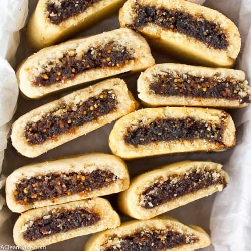 Paleo Fig Newtons Recipe (Gluten Free) | A Clean Bake