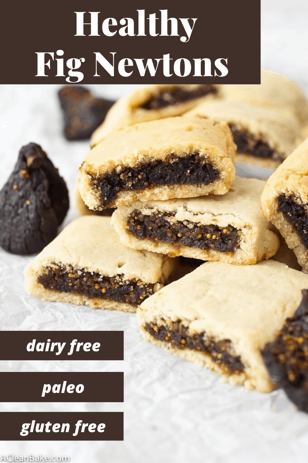 Paleo Fig Newtons Recipe (Gluten Free) | A Clean Bake
