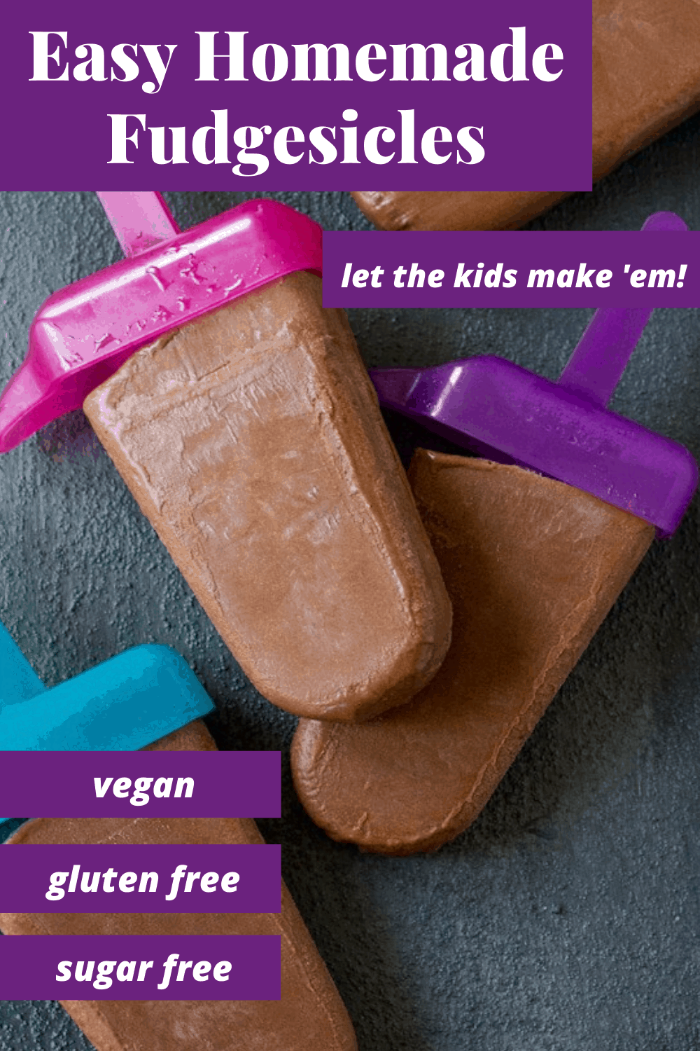 Naturally Sweetened And Dairy Free Fudgesicles Vegan And Paleo