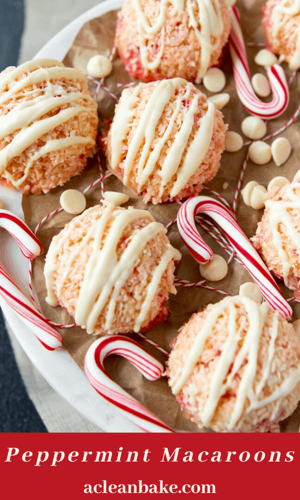 Peppermint Macaroons (Gluten free and Paleo-Friendly)