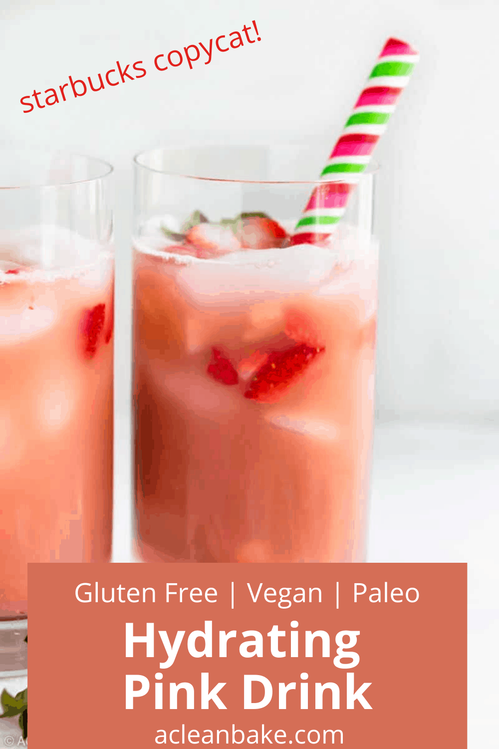 Hydrating Homemade Pink Drink (Starbucks Copycat) | A Clean Bake