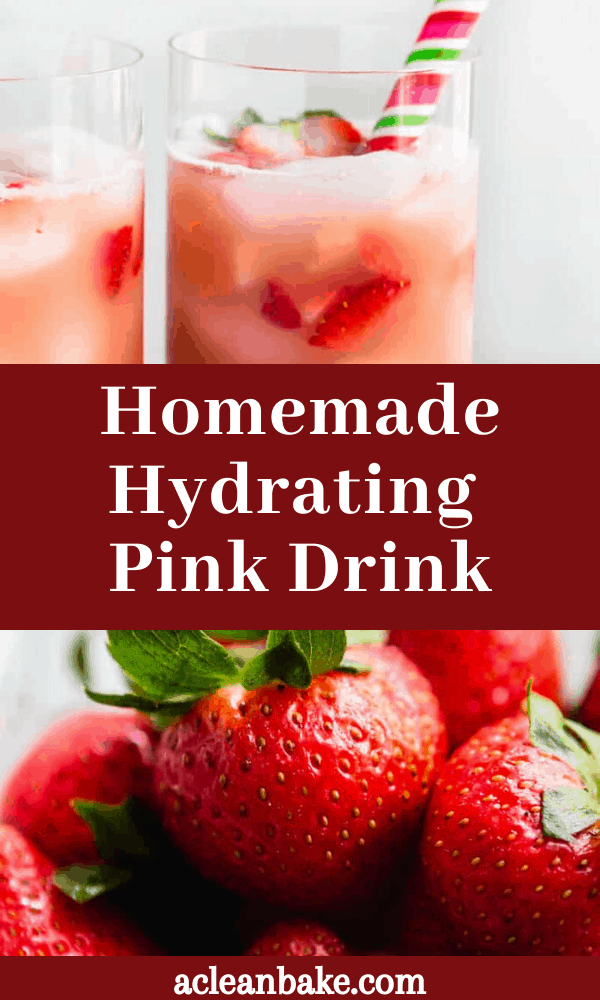 Hydrating Homemade Pink Drink (Starbucks Copycat) | A Clean Bake