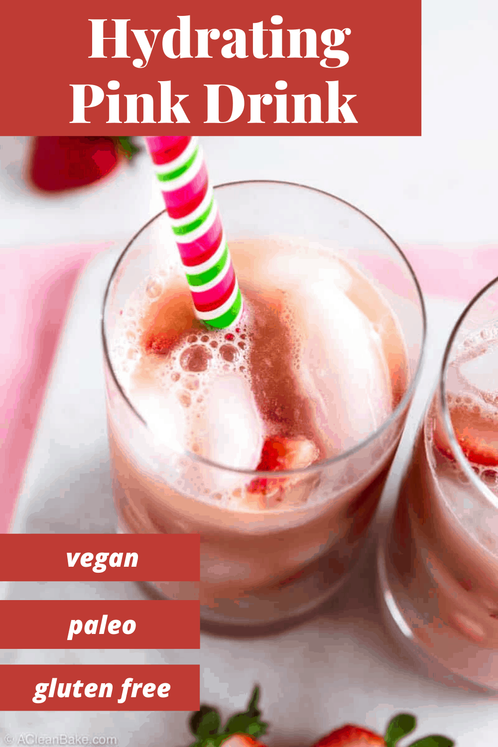 Hydrating Homemade Pink Drink (Starbucks Copycat) | A Clean Bake