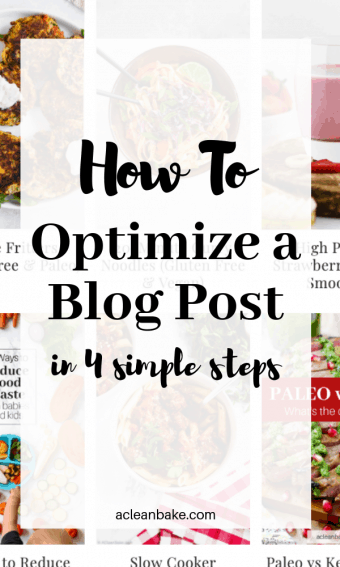 4 Simple Steps to Optimizing a Blog Post