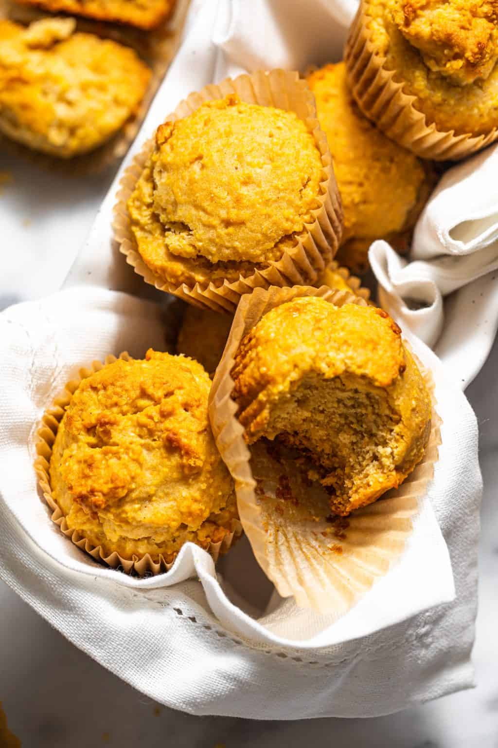 Sky-High Gluten Free Corn Muffins